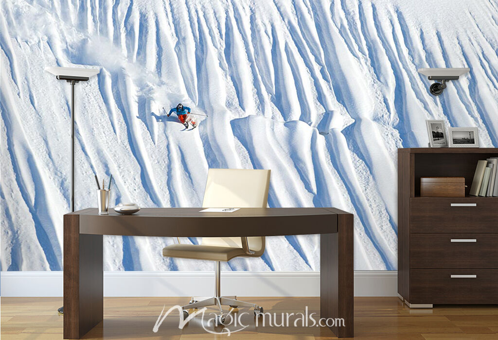 Steep Skiing in Alaska Wallpaper Mural by Magic Murals