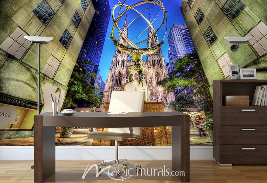 Atlas Wallpaper Wall Mural by Magic Murals