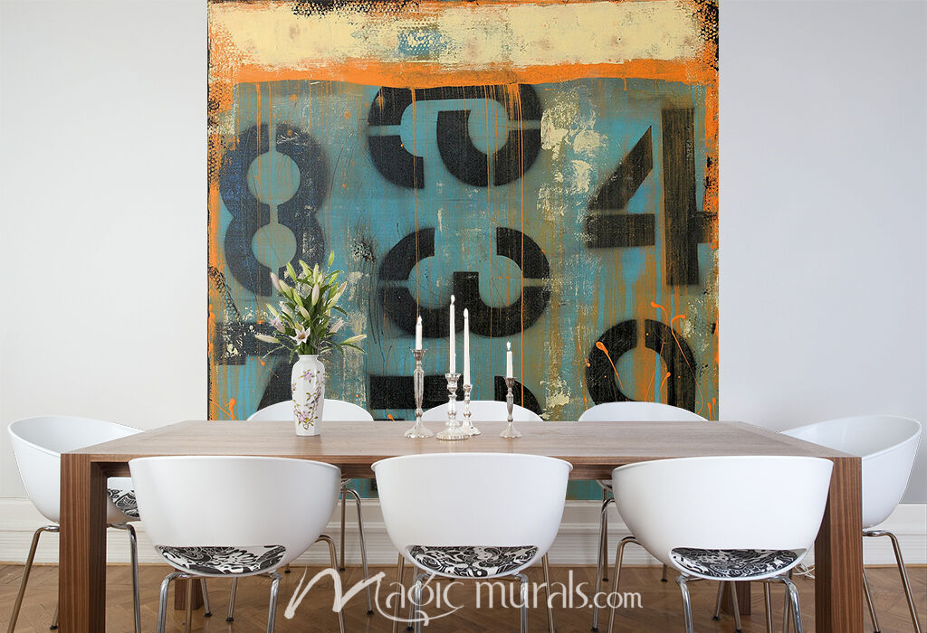 Score Card Wallpaper Wall Mural by Magic Murals