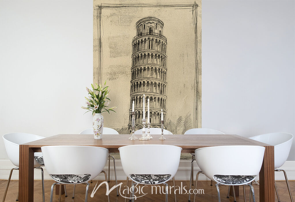 European Icons II Wallpaper Wall Mural by Magic Murals