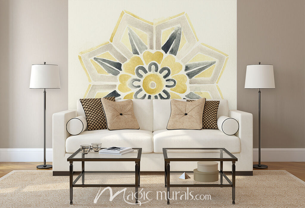 Modern Medallions III Wallpaper Mural by Magic Murals