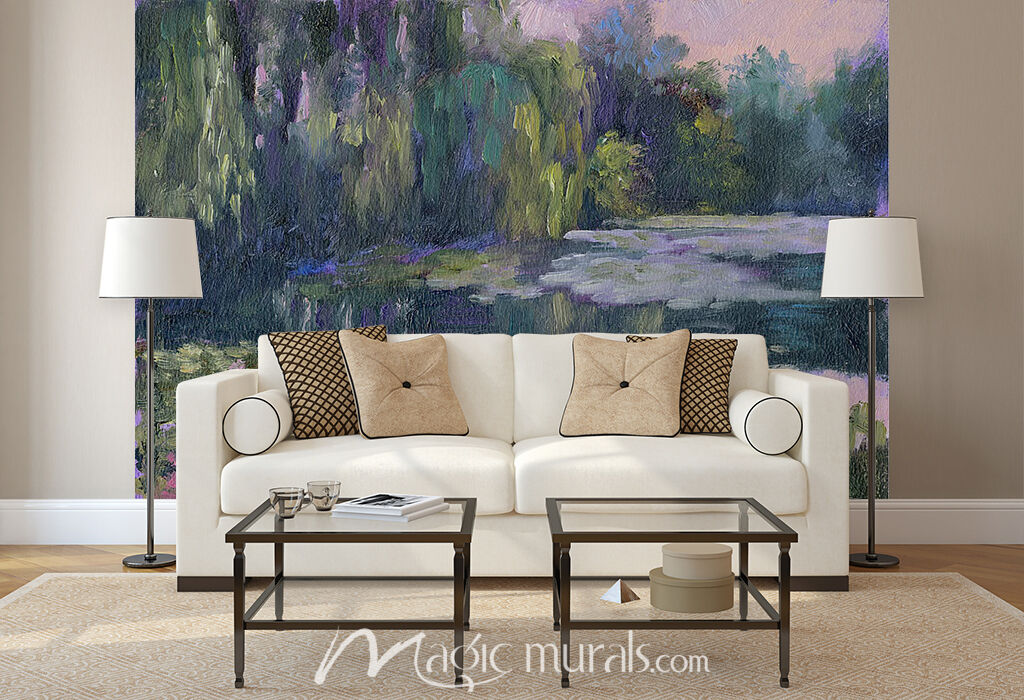 Monet's Garden II Wallpaper Wall Mural by Magic Murals