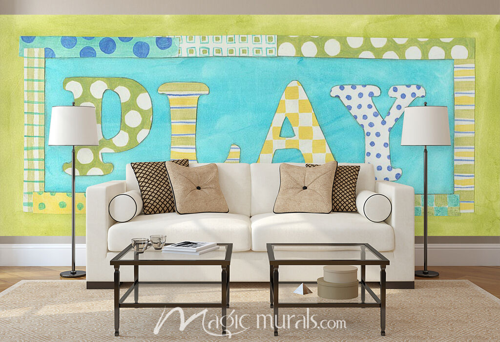 Play Wallpaper Wall Mural by Magic Murals
