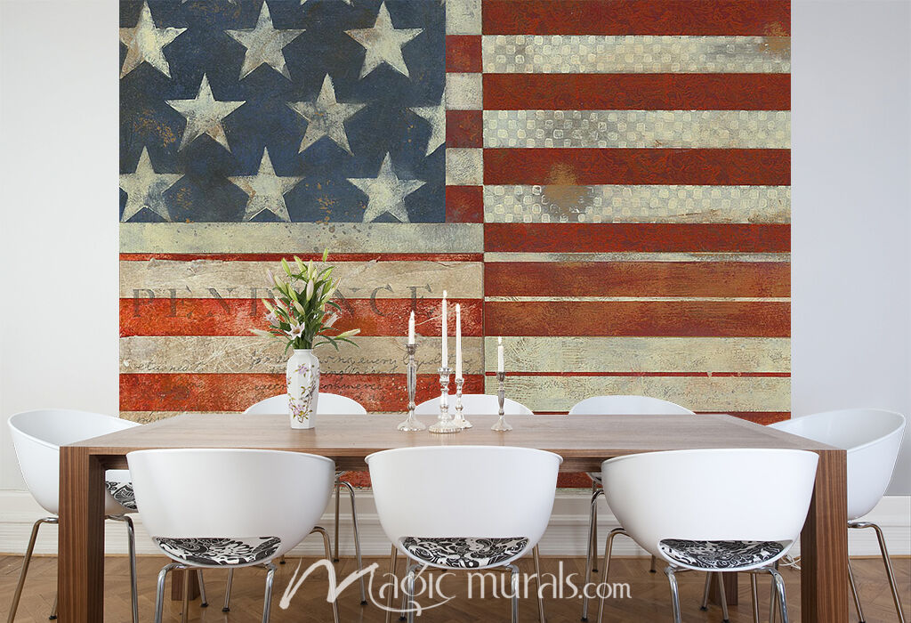 Flag of Independence Wallpaper Mural by Magic Murals