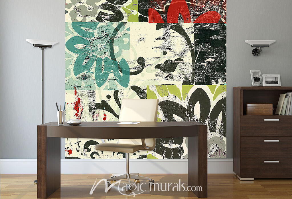Batik I Wallpaper Wall Mural by Magic Murals