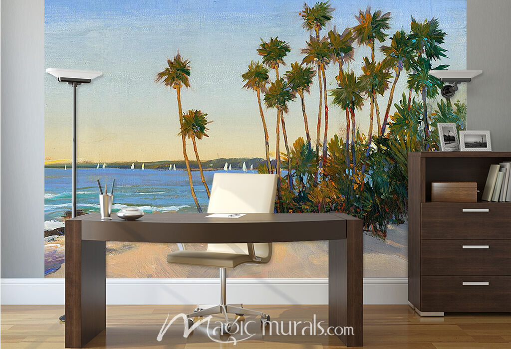 Distant Shore I Wallpaper Wall Mural by Magic Murals