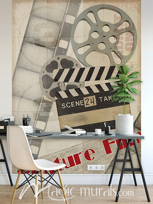 Feature Film Wallpaper Wall Mural by Magic Murals