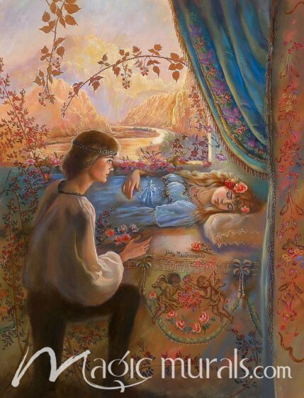 Sleeping Beauty Wallpaper Wall Mural by Magic Murals