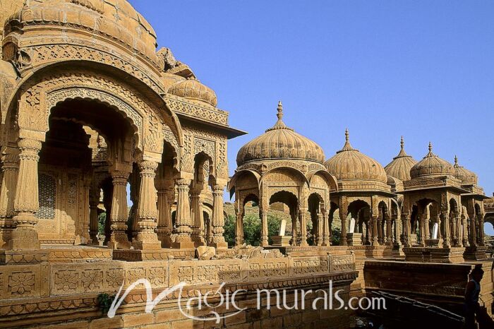 Bada Bagh. Jaisalmer, India Wallpaper Mural by Magic Murals
