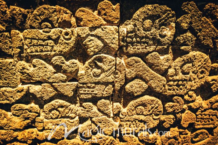Aztec Temple Carving 9250 Wallpaper Mural by Magic Murals