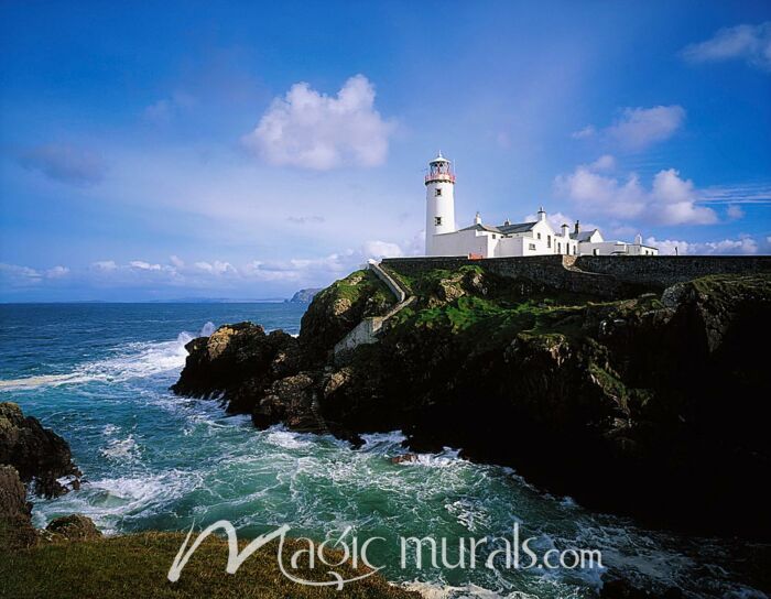 Fanad Lighthouse Wallpaper Wall Mural by Magic Murals