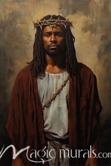 Black Jesus Christ 3943 Wallpaper Mural by Magic Murals