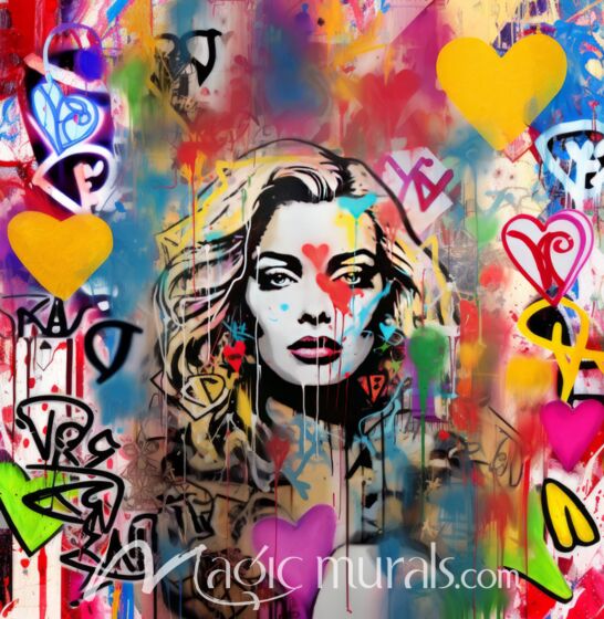 Urban Romance 3 Wallpaper Wall Mural by Magic Murals