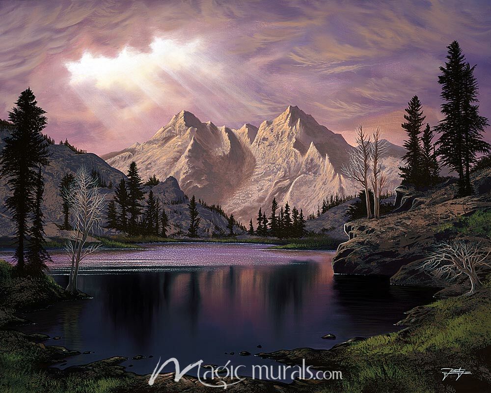 Transcendent Beauty Wallpaper Wall Mural by Magic Murals