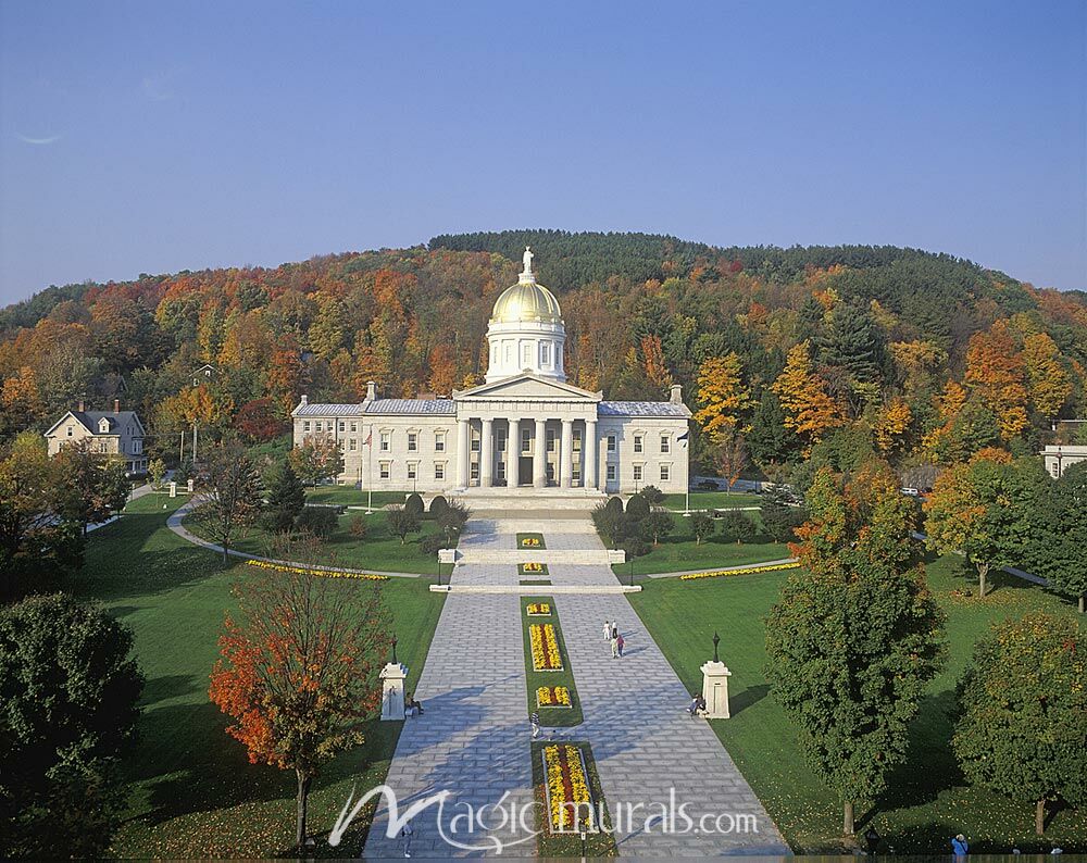 Vermont State Capitol Building Mural by Magic Murals