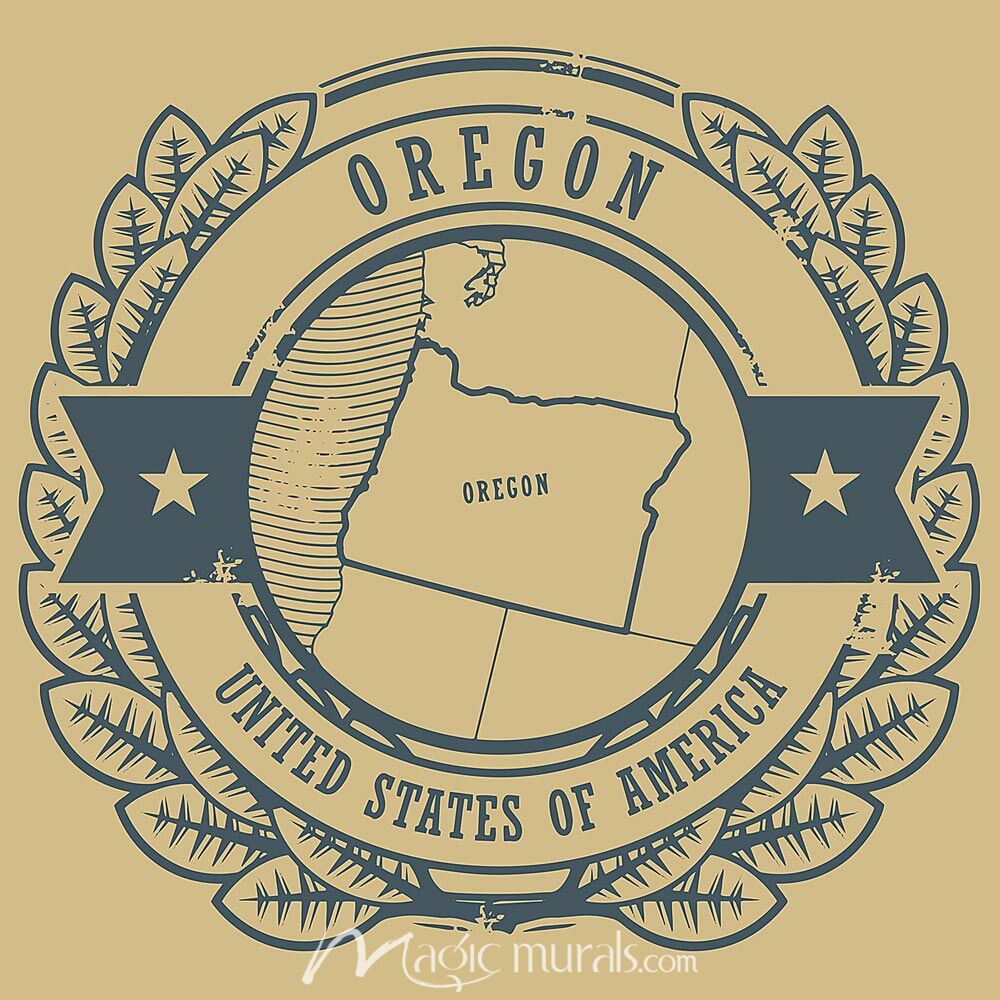 Welcome to Oregon Wallpaper Wall Mural by Magic Murals