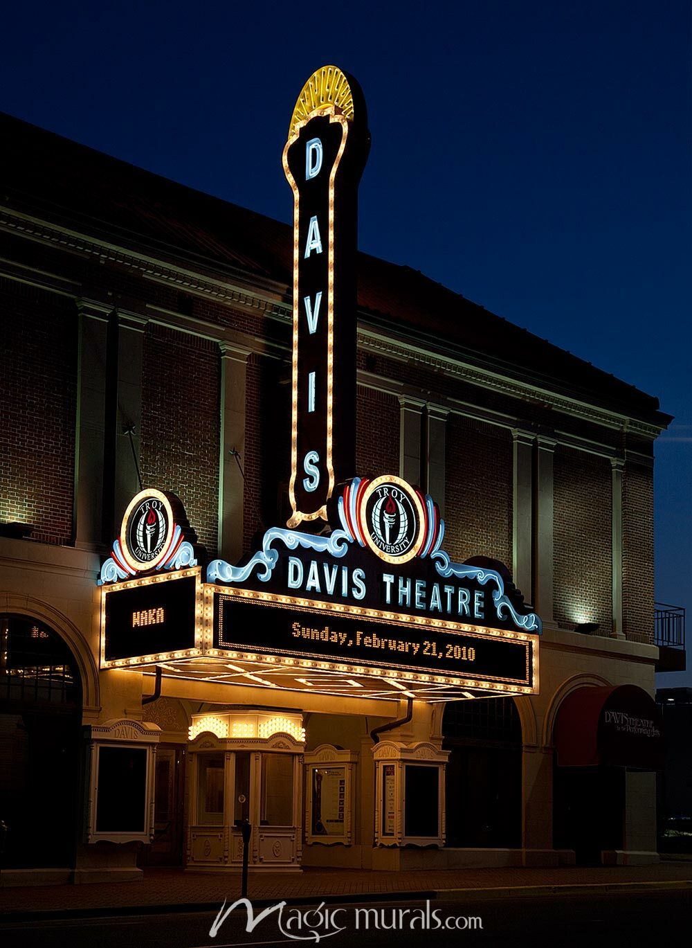 Davis Theatre Wallpaper Wall Mural by Magic Murals