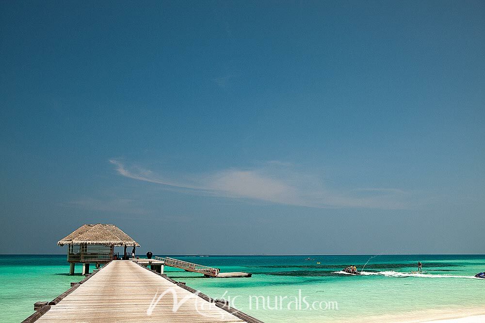 Tropical Scene, Maldives Wallpaper Mural by Magic Murals