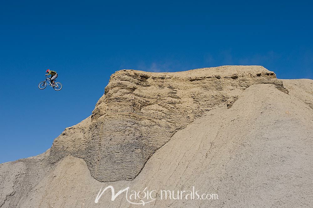 Green River MTB Jump 1 Wallpaper Mural by Magic Murals