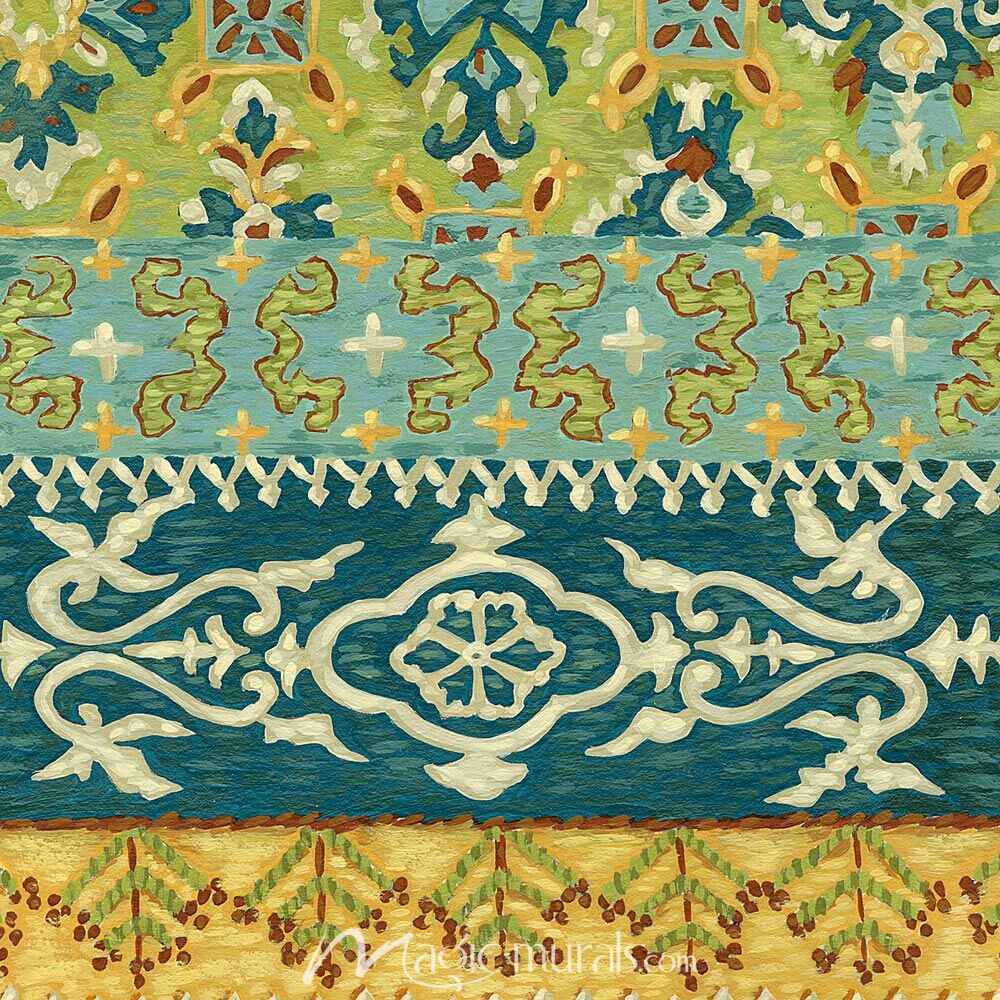 Eastern Textile IV Wallpaper Wall Mural by Magic Murals
