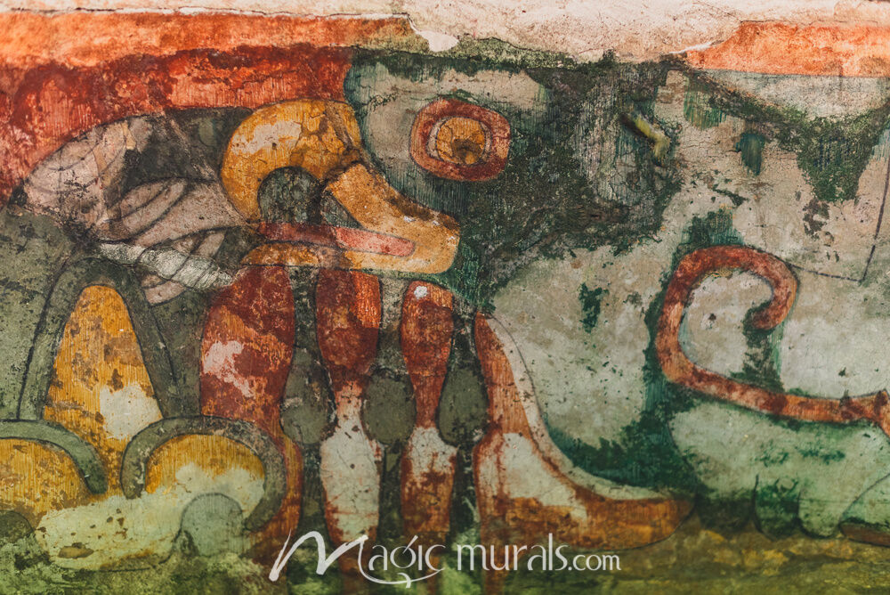 Teotihuacan Temple Mural 8250 Wallpaper Mural by Magic Murals