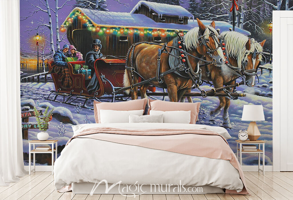 Trot Down Memory Lane Wallpaper Mural by Magic Murals