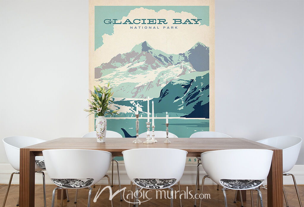 Glacier Bay Wallpaper Wall Mural by Magic Murals