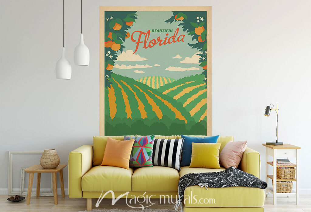 Florida Wallpaper Wall Mural by Magic Murals