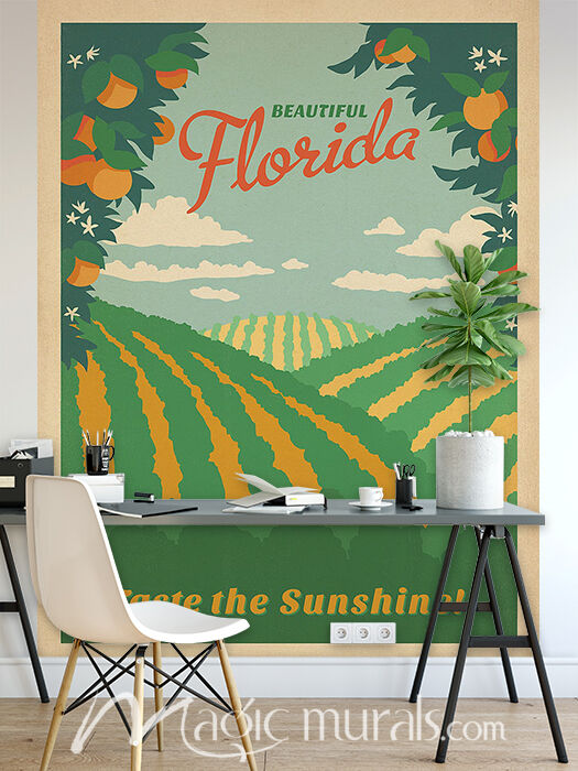 Florida Wallpaper Wall Mural by Magic Murals