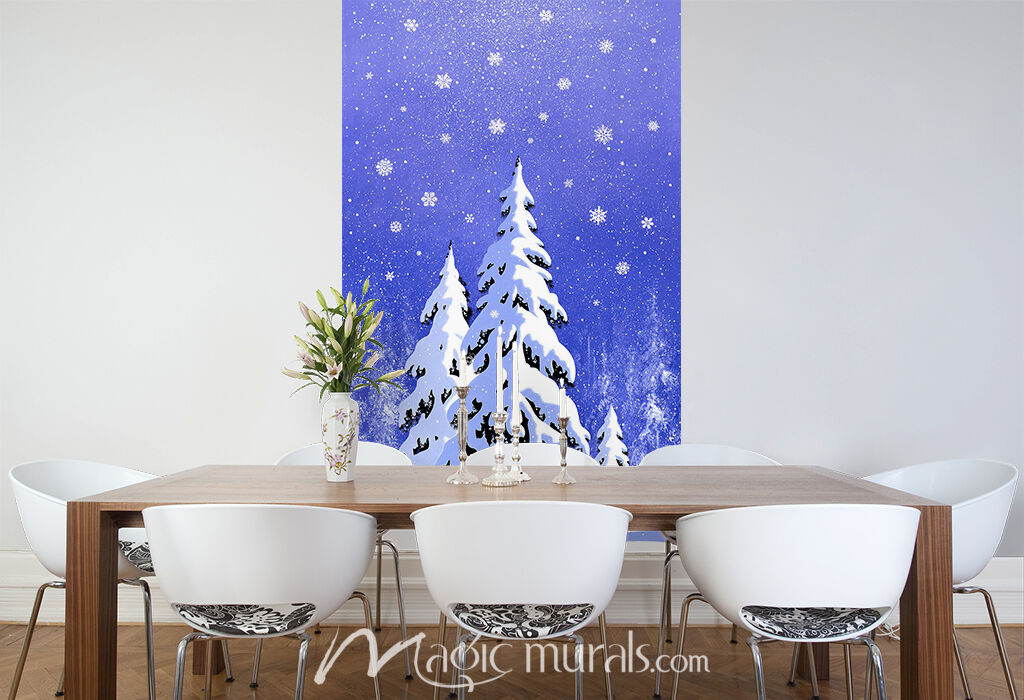 December Wallpaper Wall Mural by Magic Murals