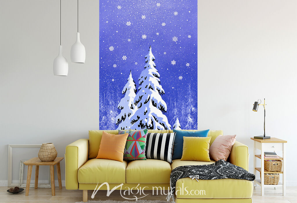 December Wallpaper Wall Mural by Magic Murals