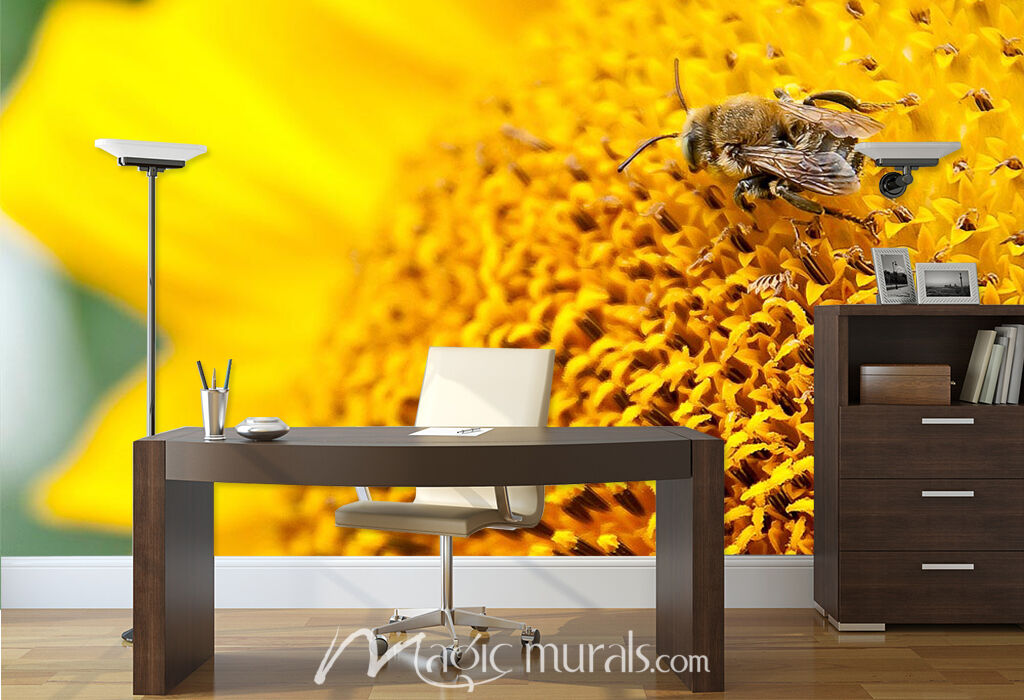 Bee Wallpaper Wall Mural by Magic Murals