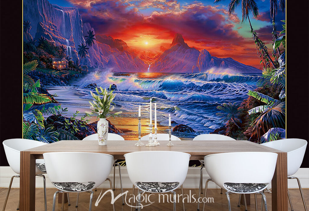 Escape Poster Mural Wallpaper Wall Mural by Magic Murals