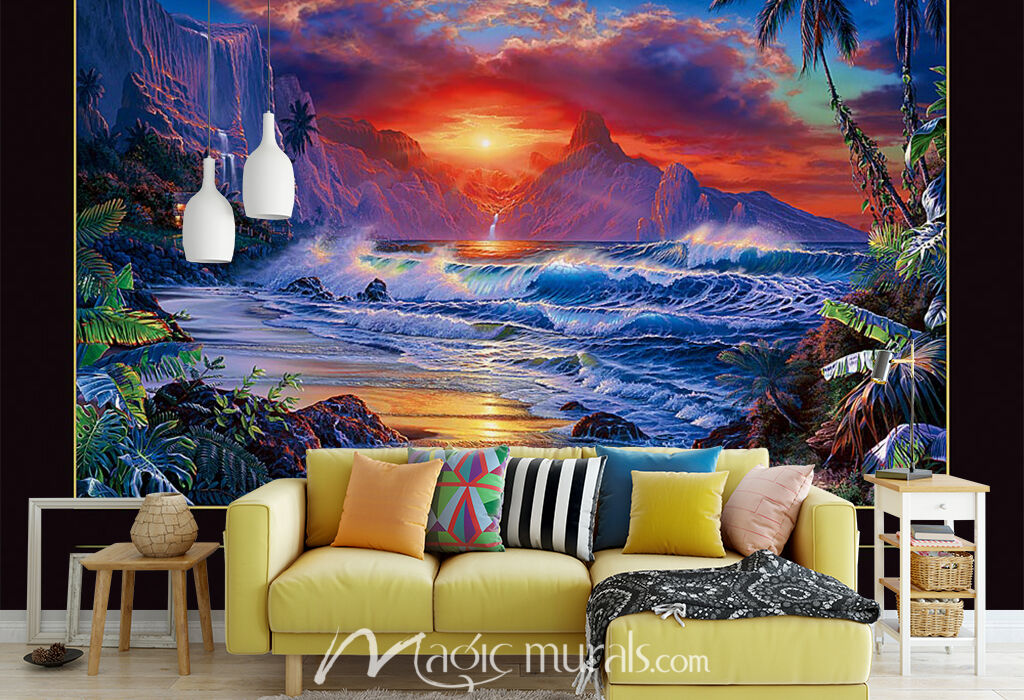 Escape Poster Mural Wallpaper Wall Mural by Magic Murals