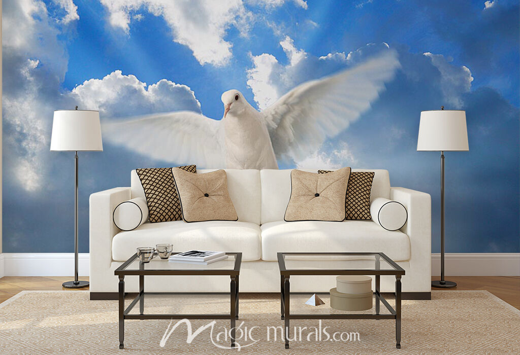 A Dove In The Sky Wallpaper Wall Mural by Magic Murals