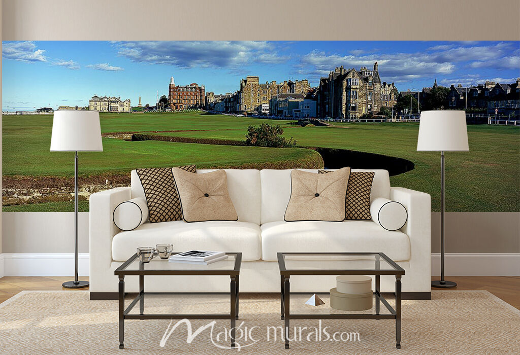 St Andrews 18th Hole Wallpaper Mural by Magic Murals