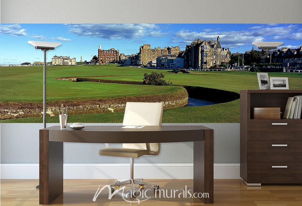 St Andrews 18th Hole Wallpaper Mural by Magic Murals