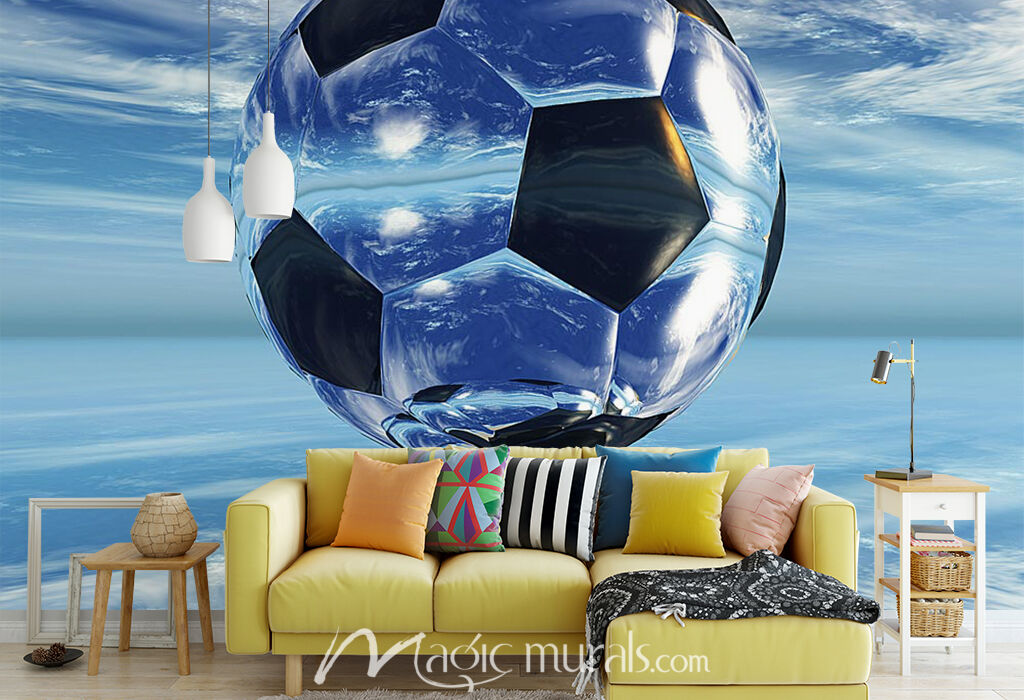 Soccer Reflection Wallpaper Wall Mural by Magic Murals