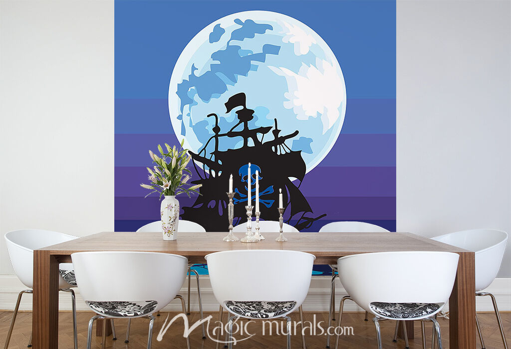 Pirate Ship Wallpaper Wall Mural by Magic Murals