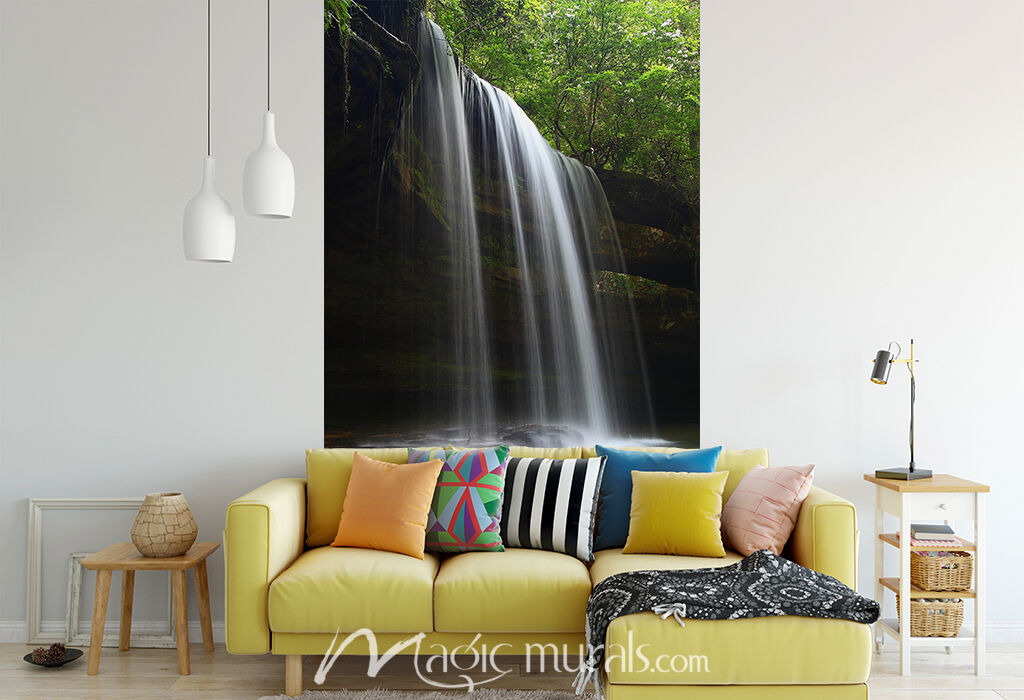 Caney Creek Falls Wallpaper Wall Mural by Magic Murals
