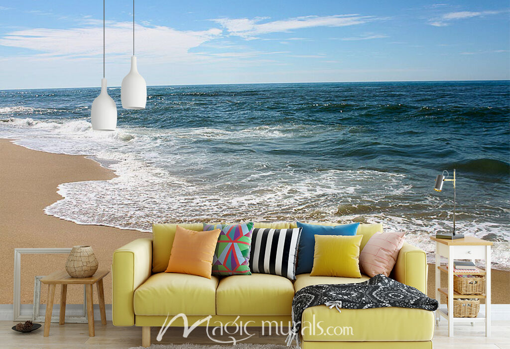 Massachusetts Shoreline Wallpaper Mural by Magic Murals