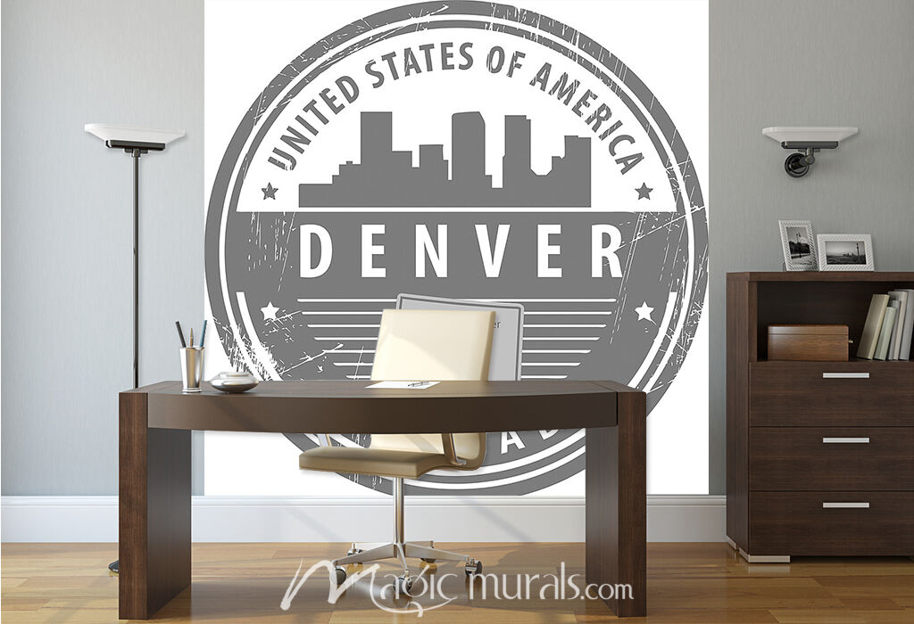 Denver Seal Wallpaper Wall Mural by Magic Murals