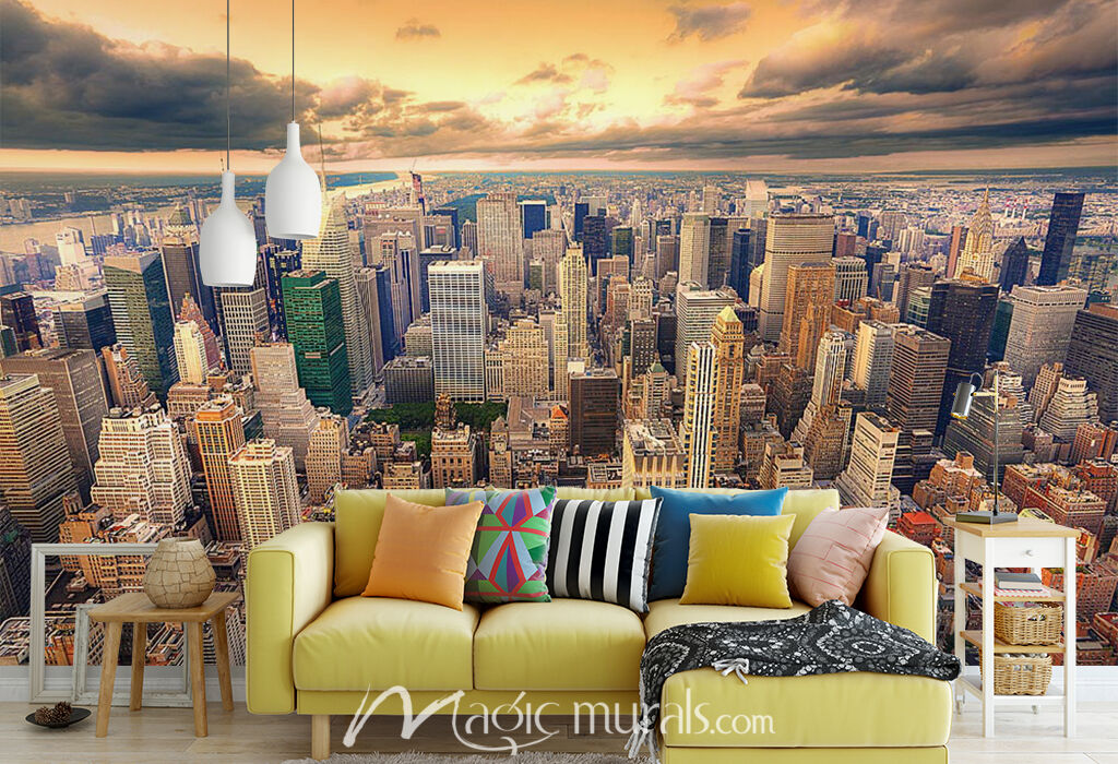 Urban Dusk Wallpaper Wall Mural by Magic Murals