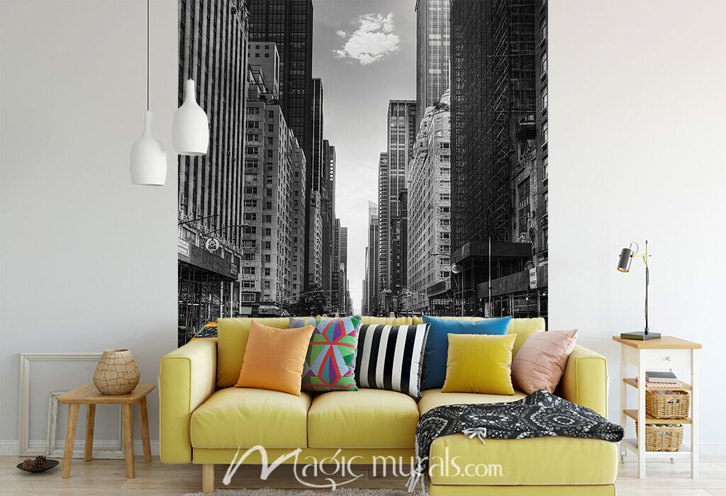 Ready, Set, Taxi Wallpaper Wall Mural by Magic Murals