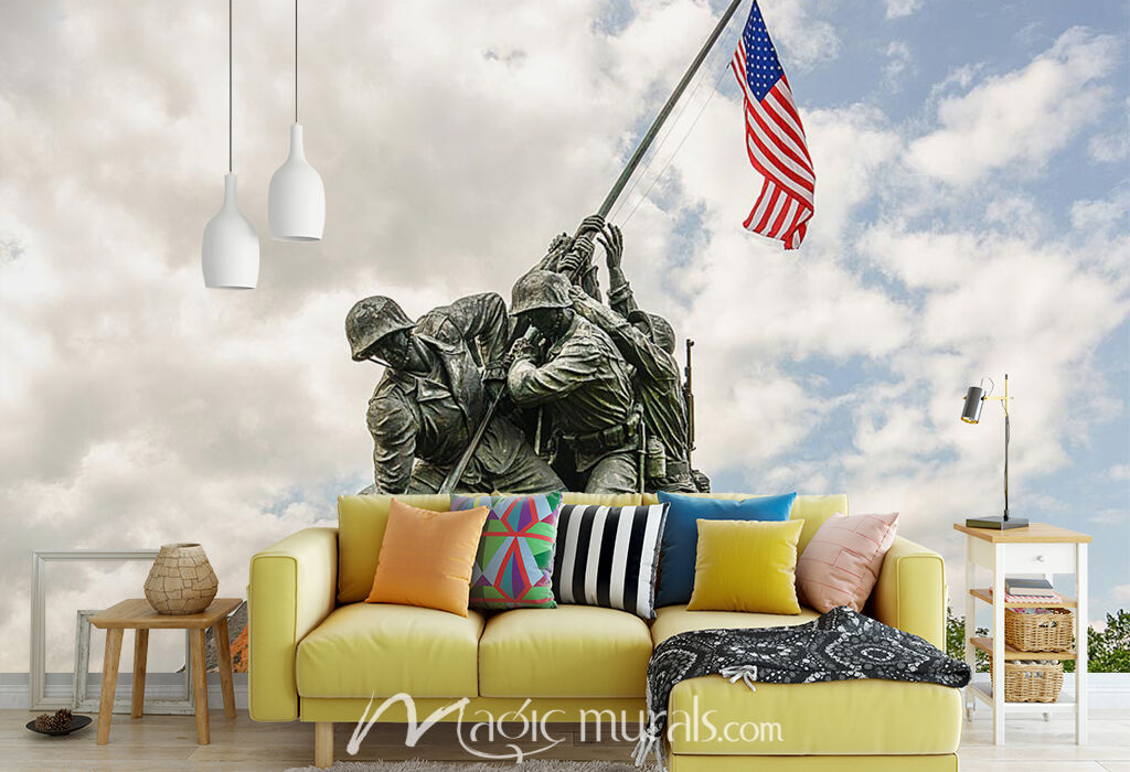 Marine Corps War Memorial Wallpaper Mural by Magic Murals