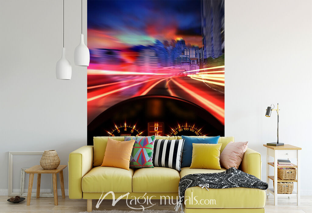 Speed Racer Wallpaper Wall Mural by Magic Murals