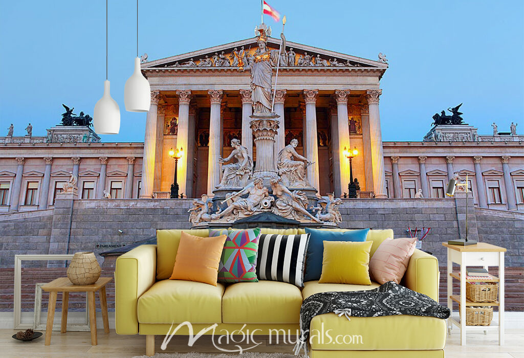 Athena Austria Parliament Wallpaper Mural by Magic Murals