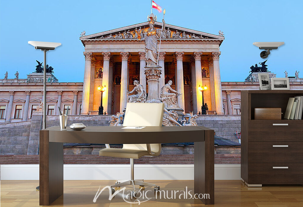 Athena Austria Parliament Wallpaper Mural by Magic Murals