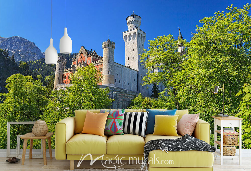 Neuschwanstein Castle Germany Wallpaper Mural by Magic Murals