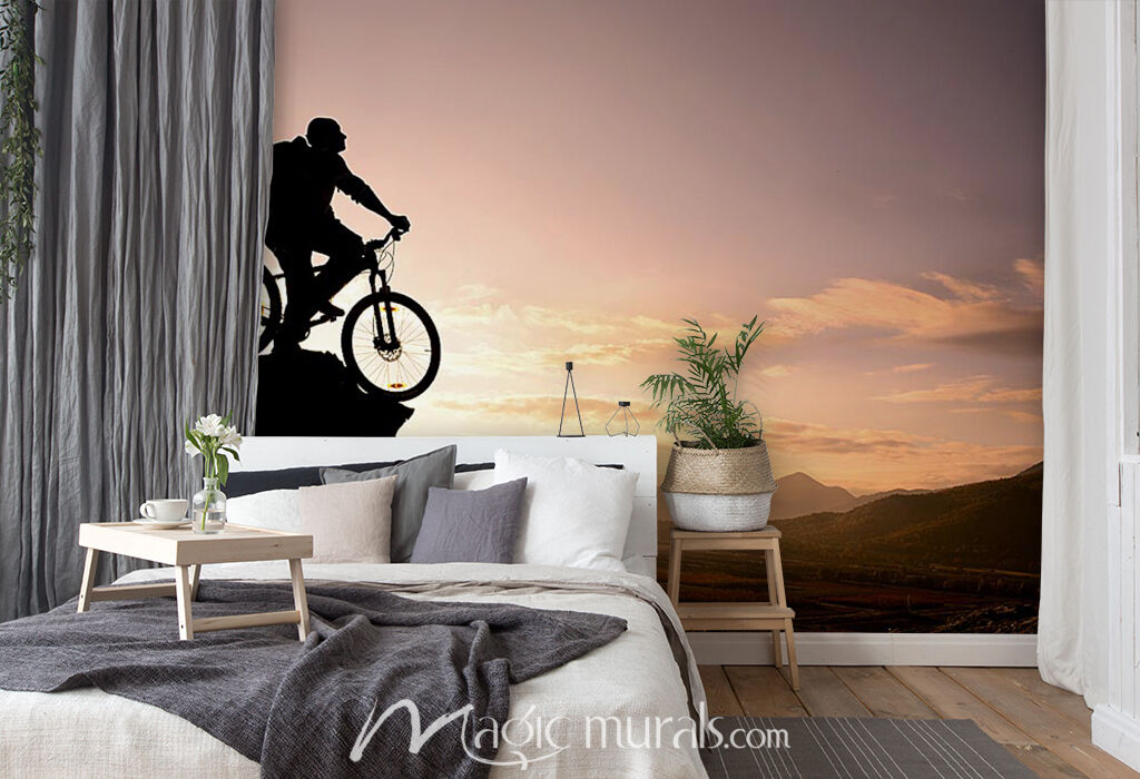 Summit Mountain Bike Wallpaper Mural by Magic Murals